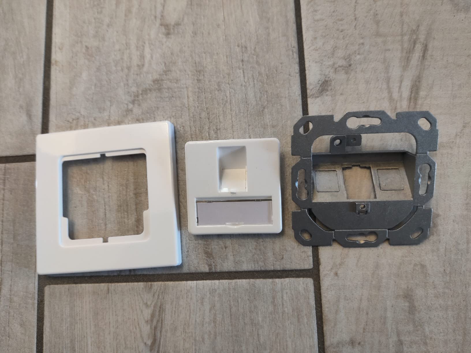 deleyCON 1x 1 Port LAN Anschlussdose Datendose Unterputzdose für ...