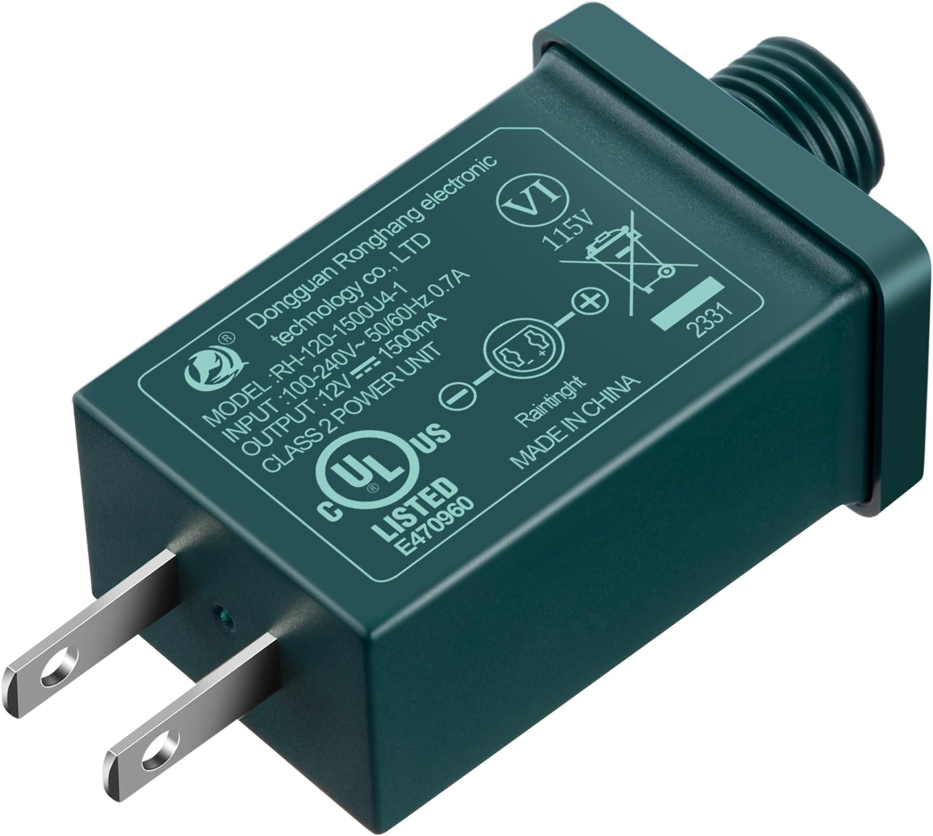 Amazon.com: Replacement Christmas Yard Inflatable Adapter 1A 12V Class ...