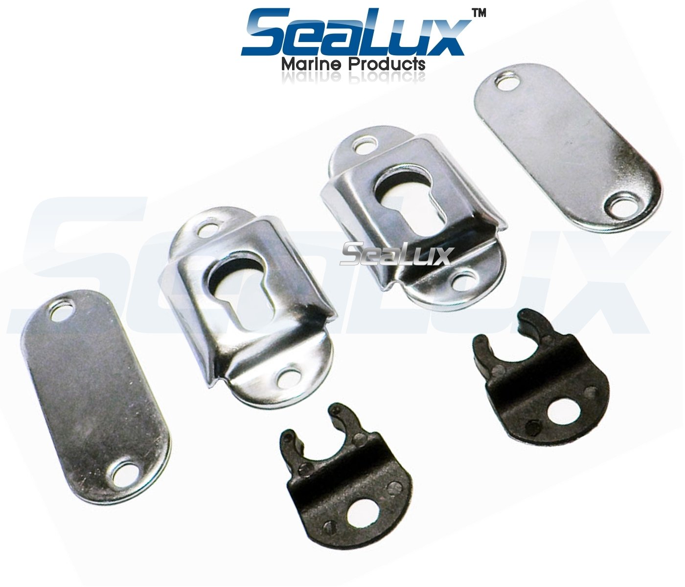SeaLux Stainless Steel Surface Mounting Sockets/Brackets for Removable ...
