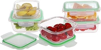 Amazon.com - FARBERWARE Microwave & Oven Safe Glass Container Food ...