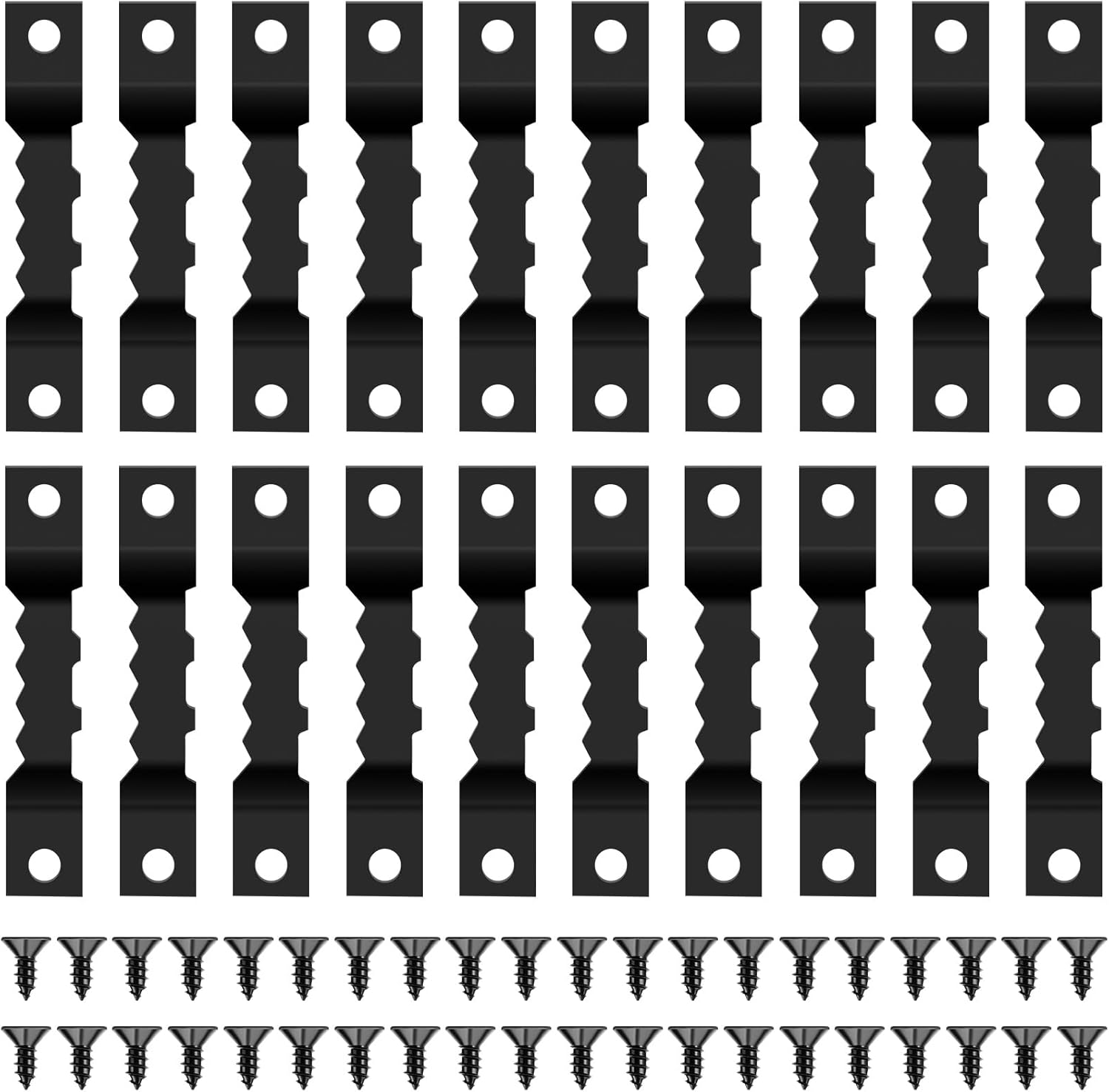 Caianwin Pack of 20 Sawtooth Picture Hangers Metal Picture Hangers with ...