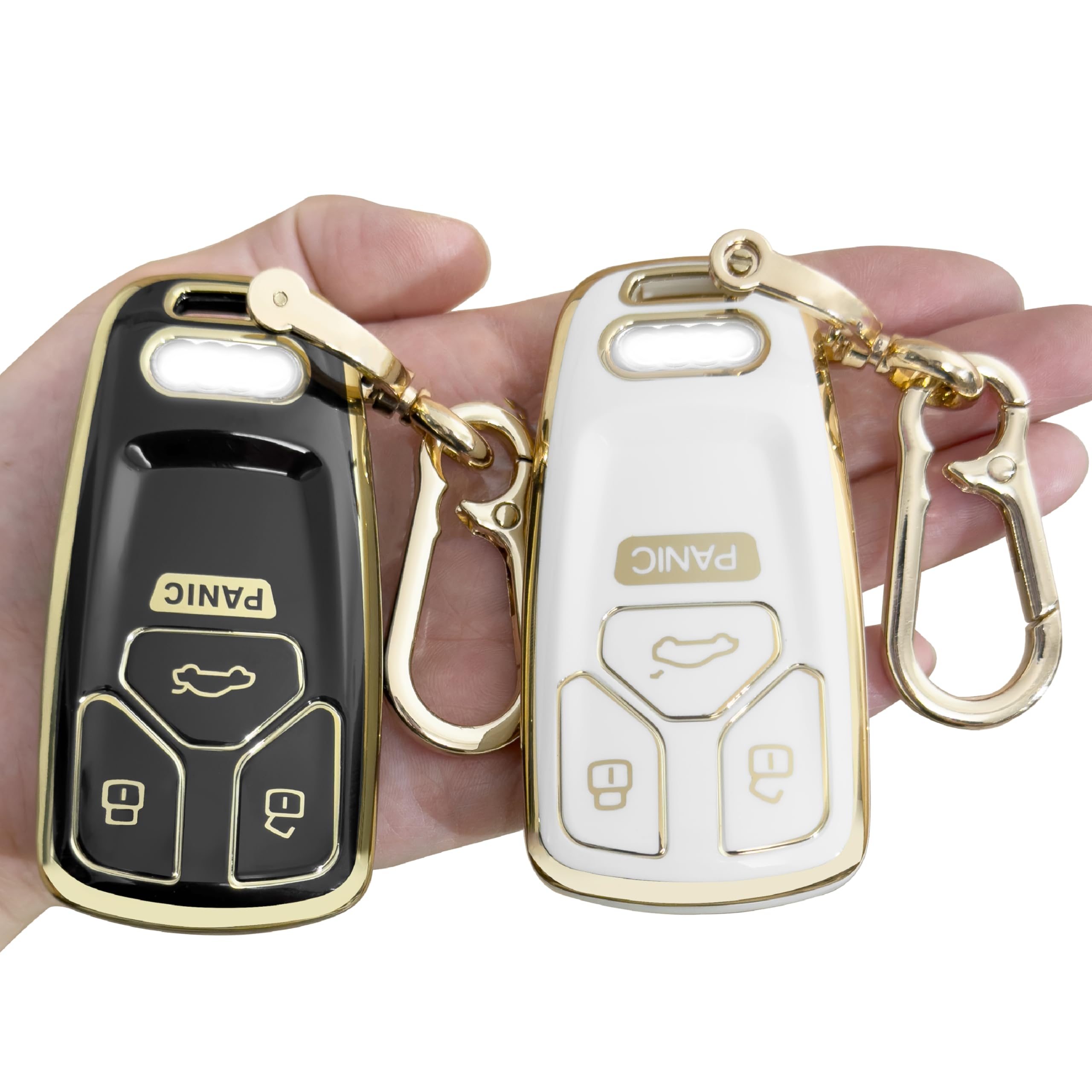 Amazon.com: kyhodsgn Key Fob Cover for Audi A4 A5 Q5 Q7 - TPU Key Fob ...