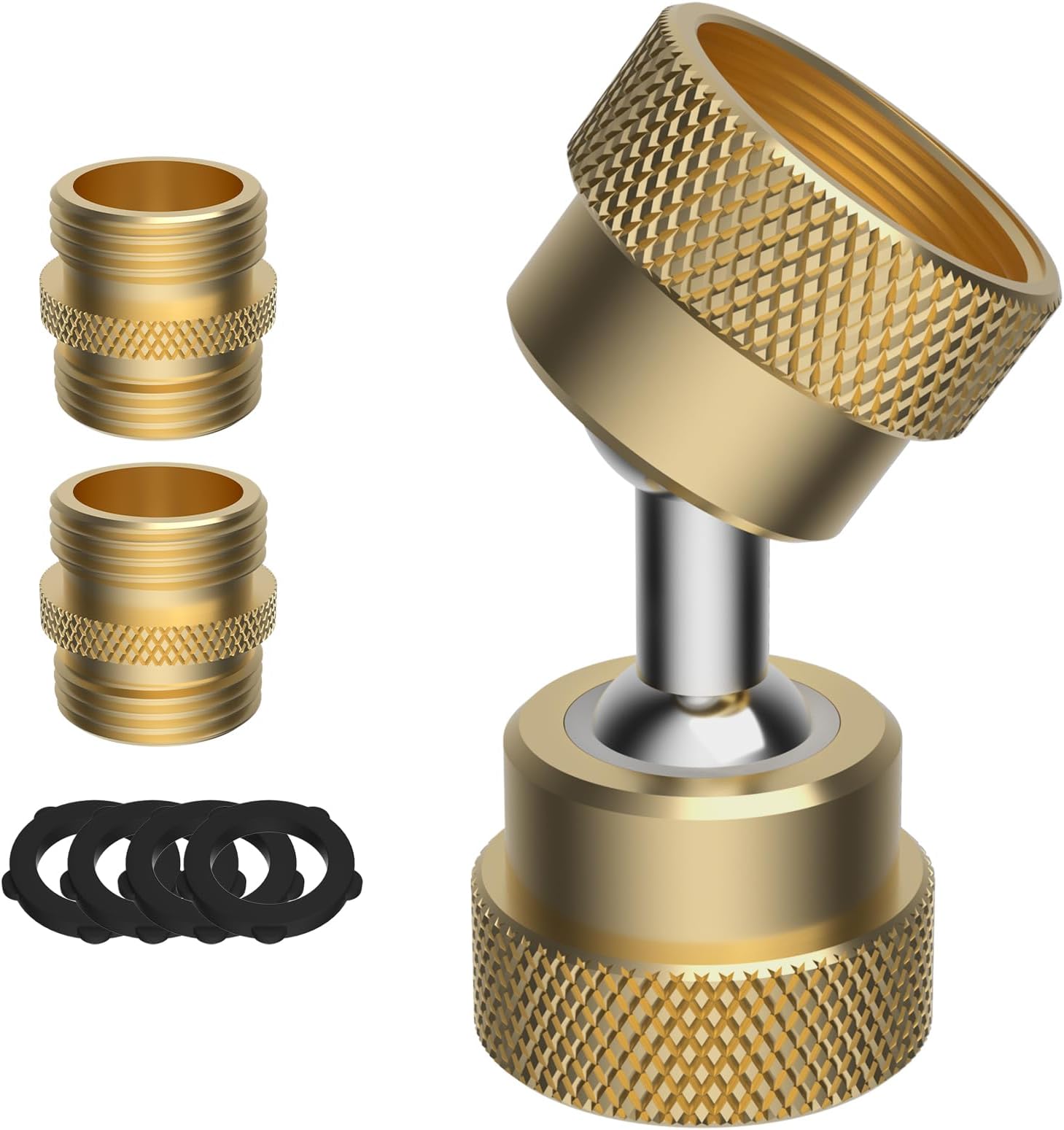 Amazon.com : Boltigen Garden Hose Swivel Connector, 3/4GHT Garden Hose ...