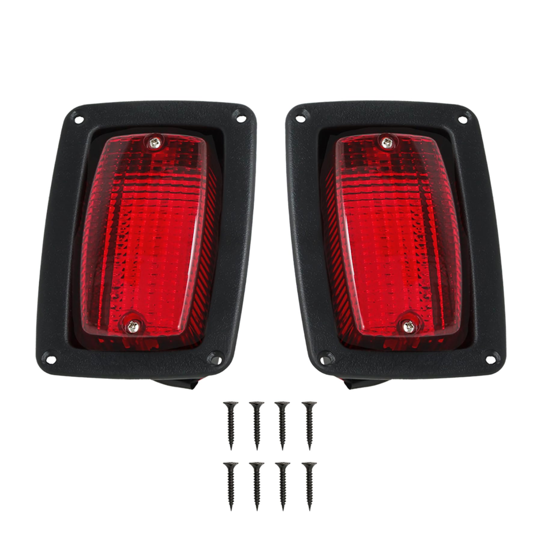 Amazon.com: marddpair 2 LED Tail Light 3 Wire Rear Taillights Pair ...