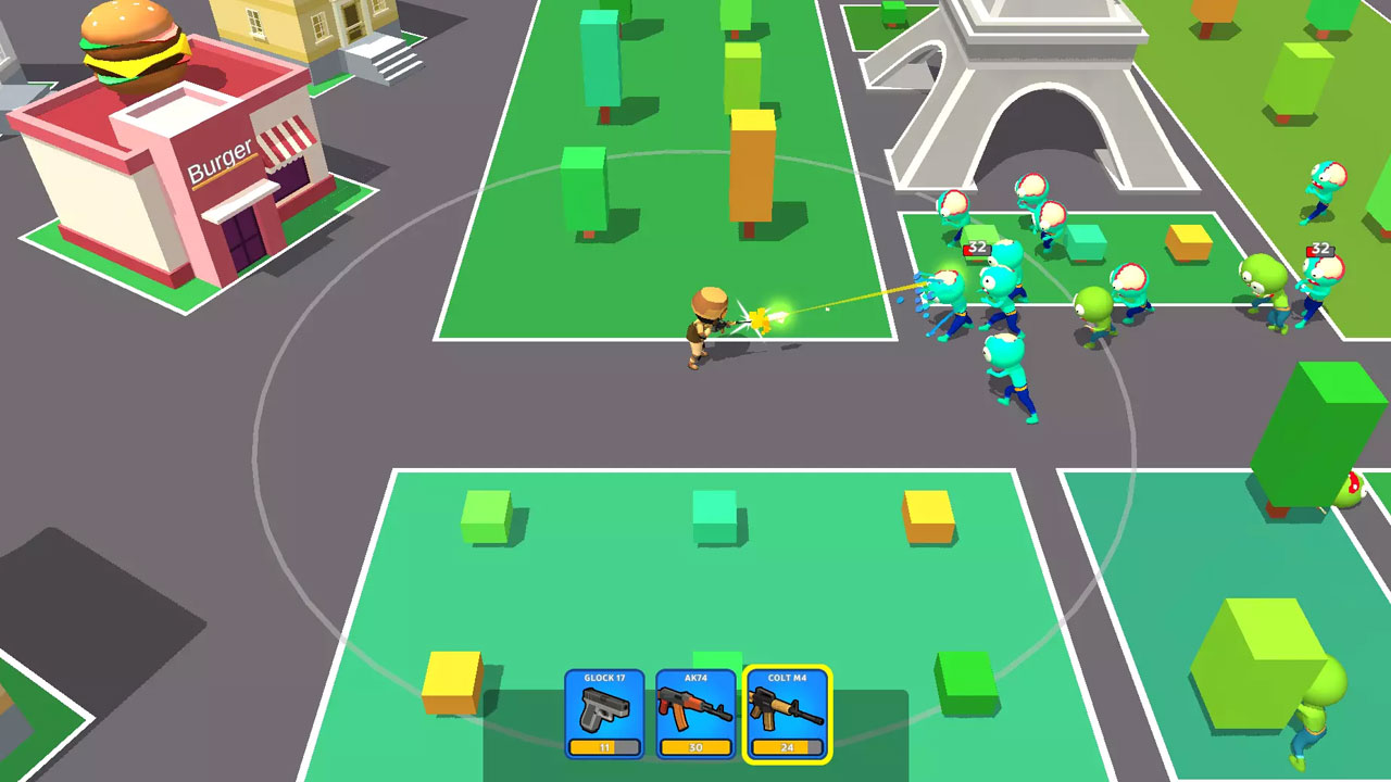 Stickman Survival Shooting Stupid Dead Zombies Simulator Fun Kids Games ...