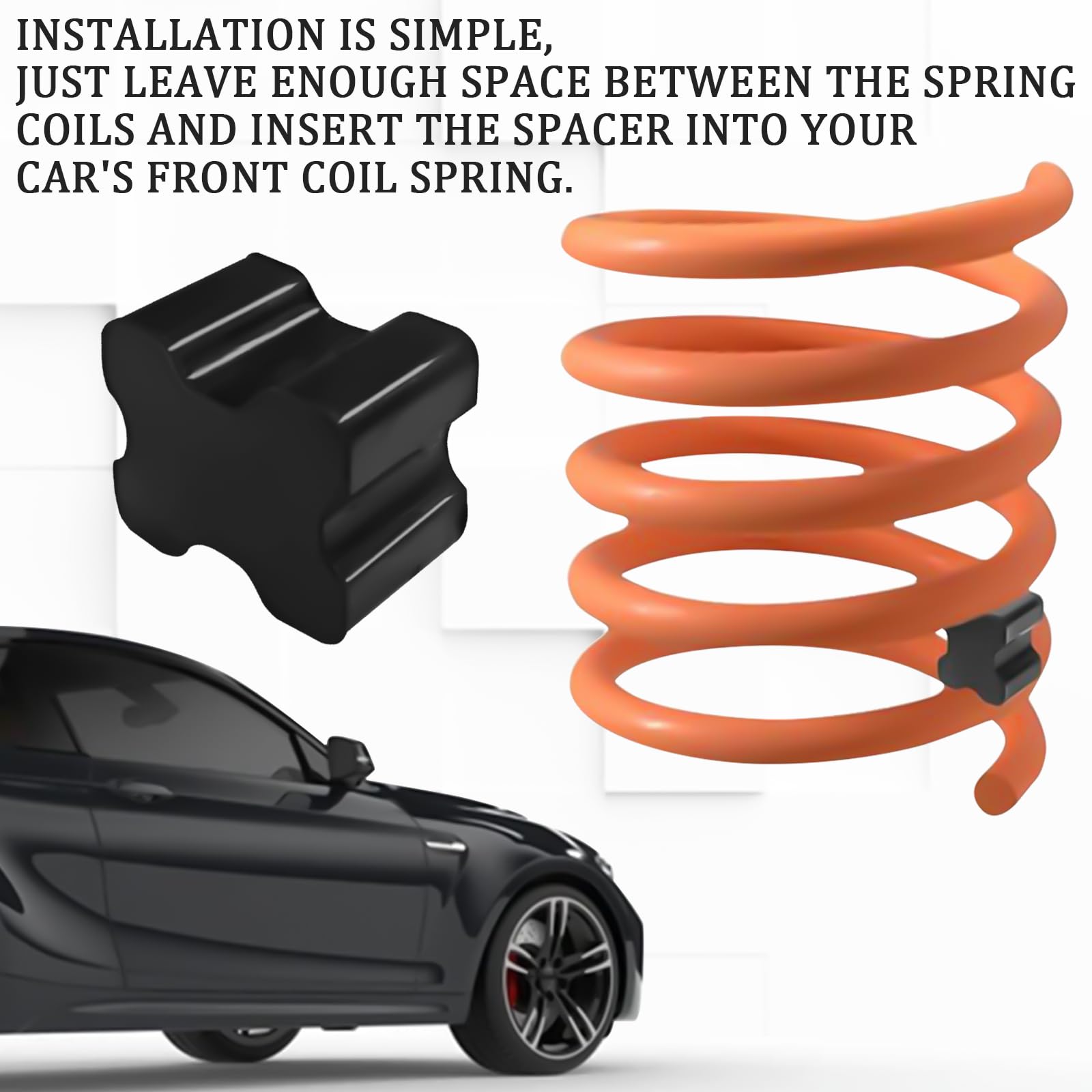 Spring Spacers For Cars Spacer Mobility Mandark 4PCS Car Coil Spring ...