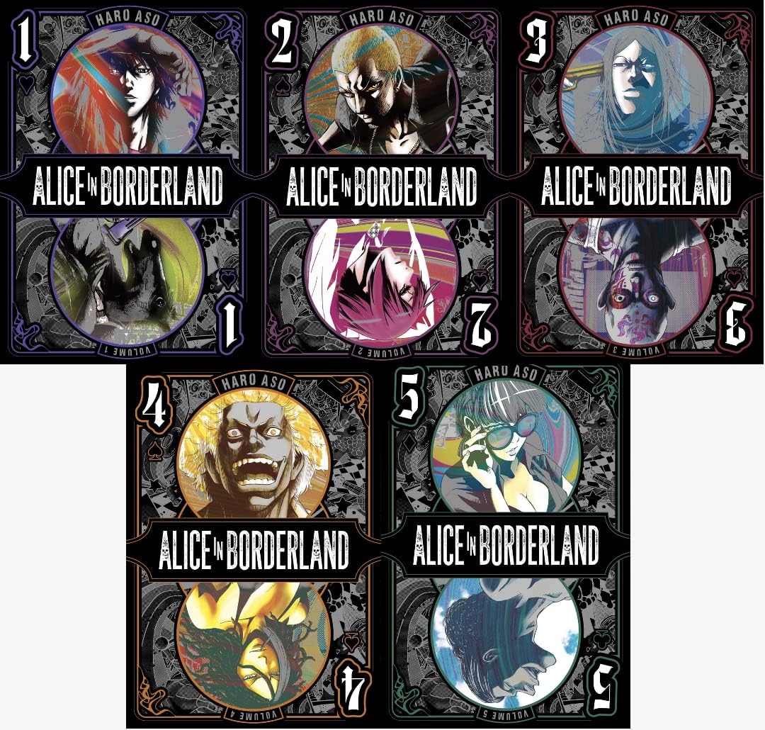 Alice in Borderland 5 Books Collection Set (Volumes 1-5) by Haro Aso ...