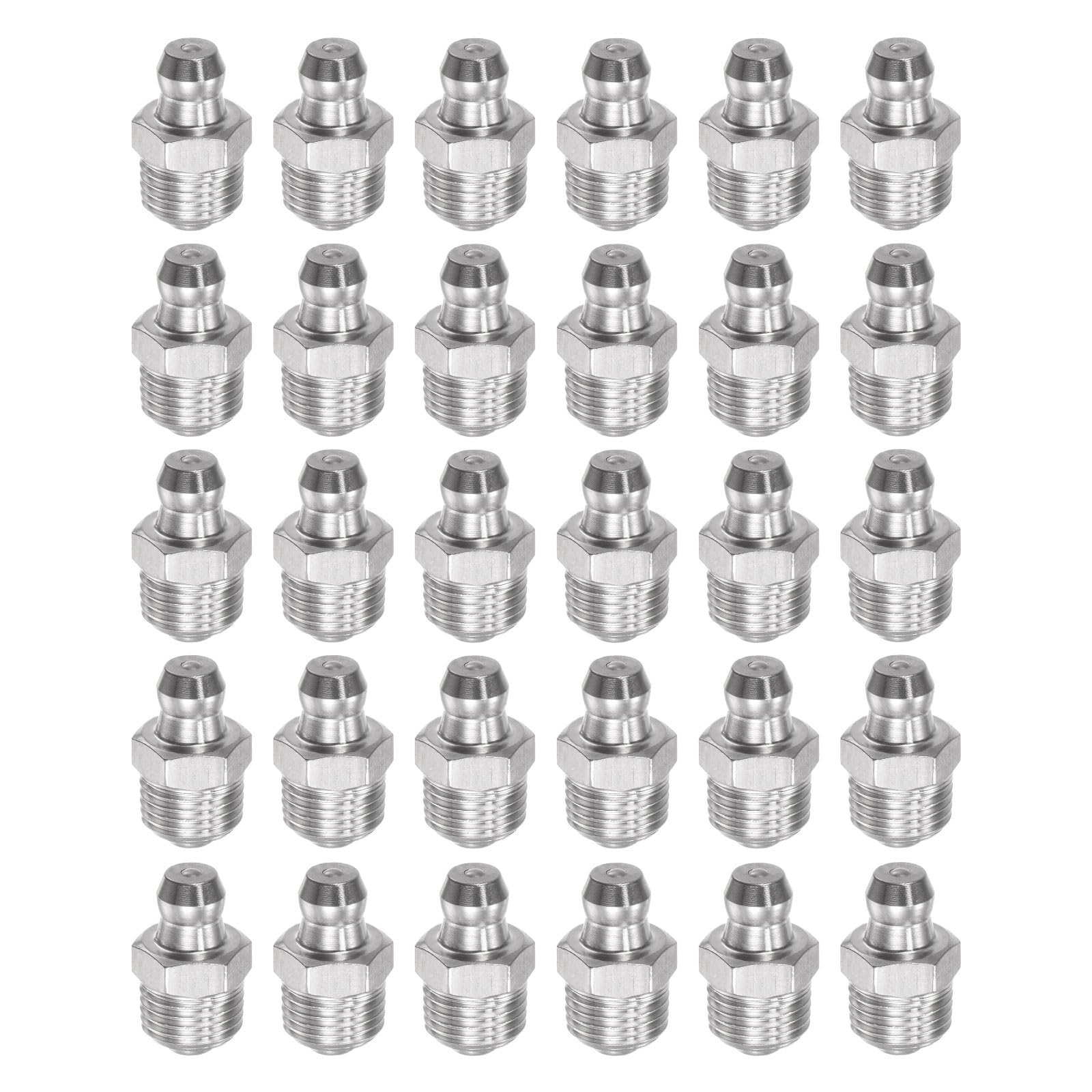 Amazon.com: uxcell 201 Stainless Steel Straight Grease Fitting M10 x ...