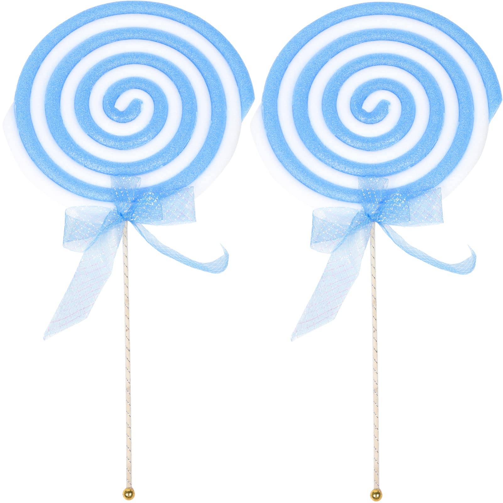 Amazon.com: PRETYZOOM 2PCS Giant Lollipop Prop Large Simulation ...