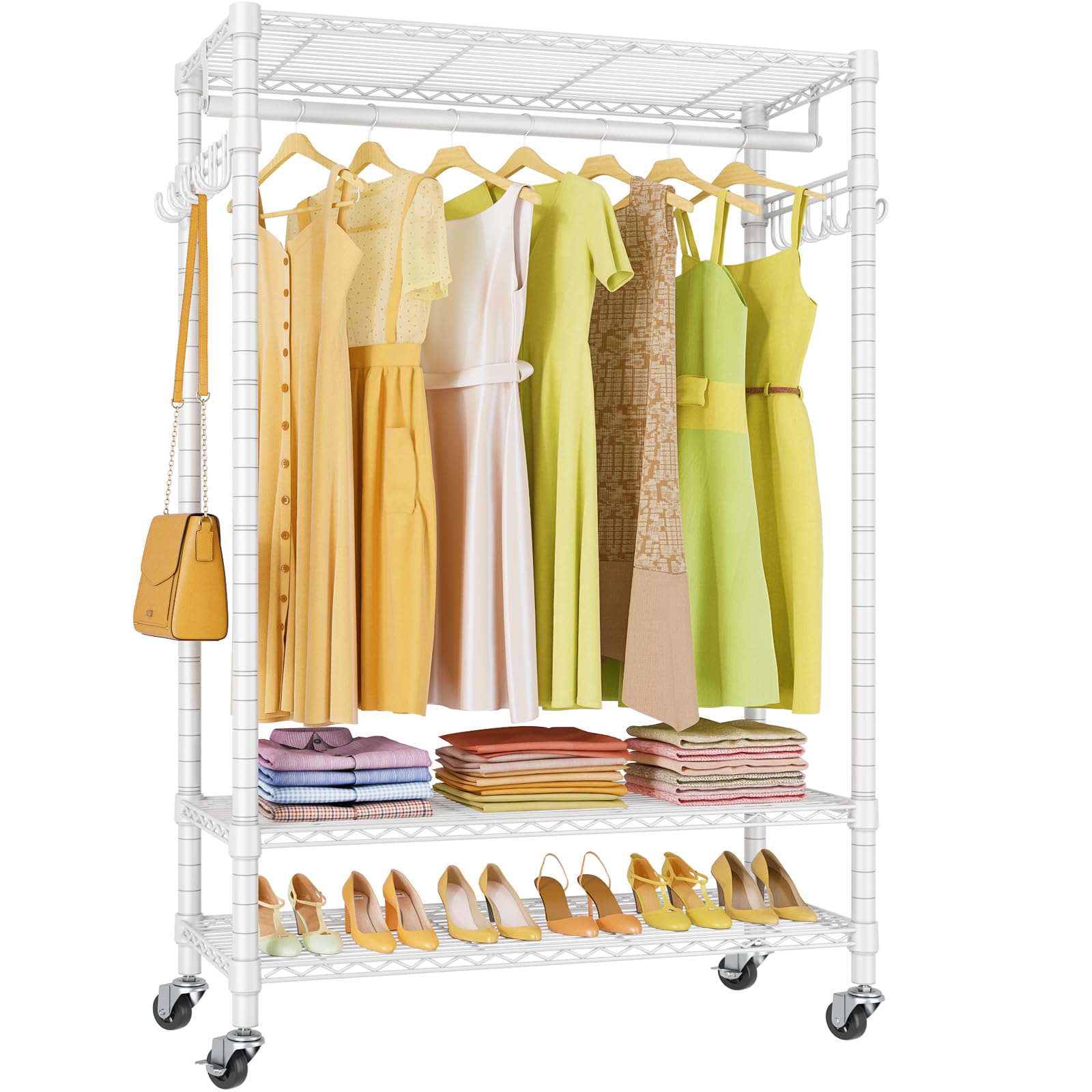 Snapklik.com : VIPEK R1 Plus Rolling Clothes Rack