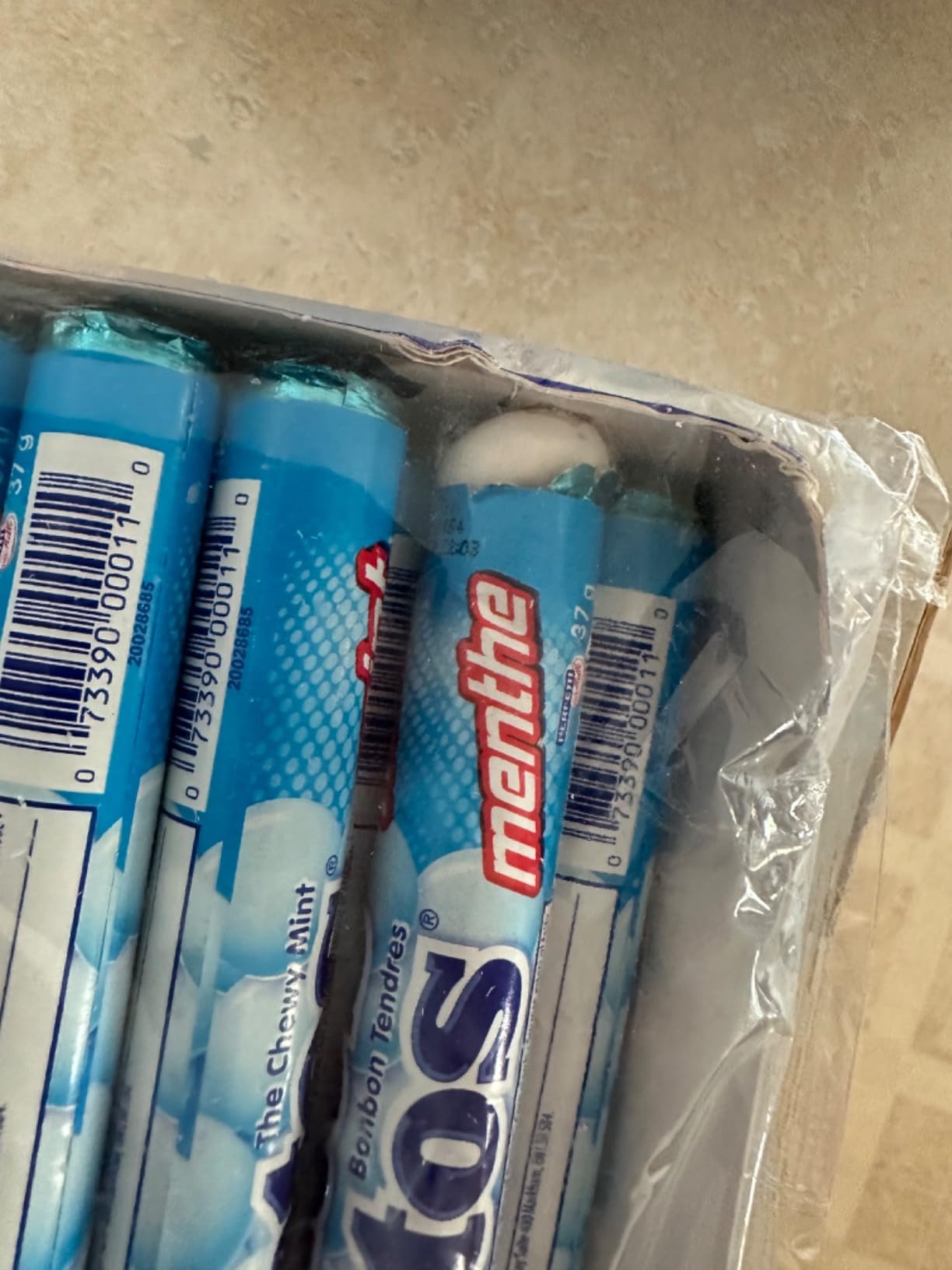 Mentos Chewy Mint Rolls - Pack of 20 - 37g : Amazon.ca: Grocery ...