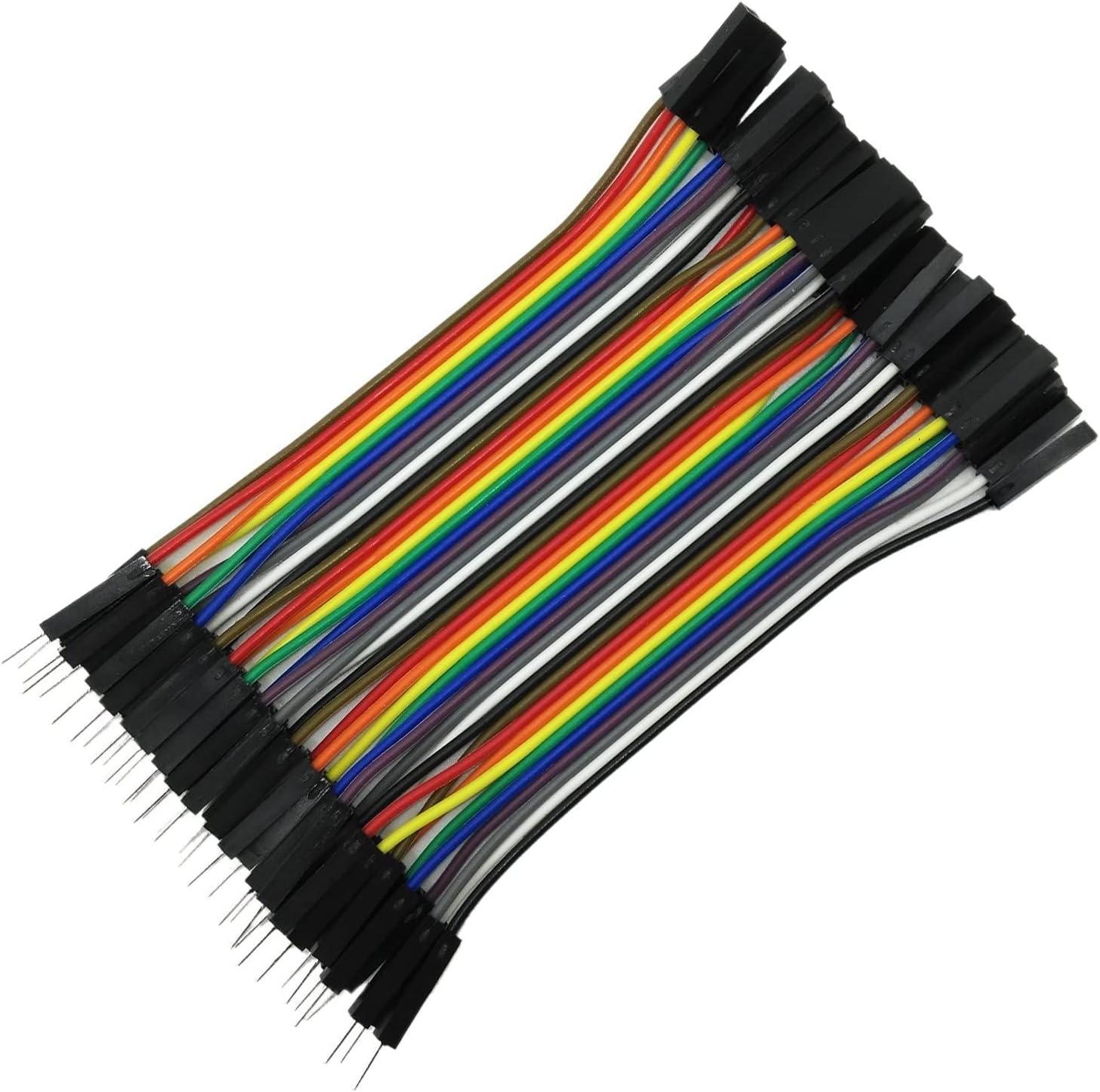 Amazon.com: LATTECH 15 PCS 20cm (7.9") Length Jumper Wire Cable 4 Pin 4 ...