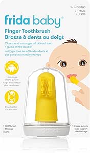 Frida Baby First Finger Toothbrush - Safe, Effective Dental Care