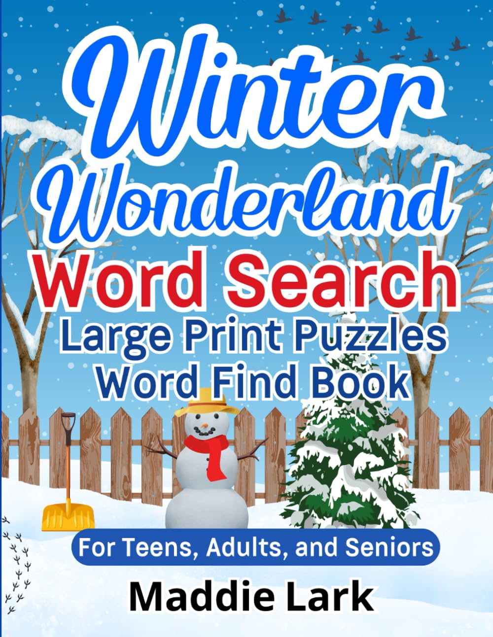 Amazon.com: Winter Wonderland Word Search Large Print Puzzles Word Find ...