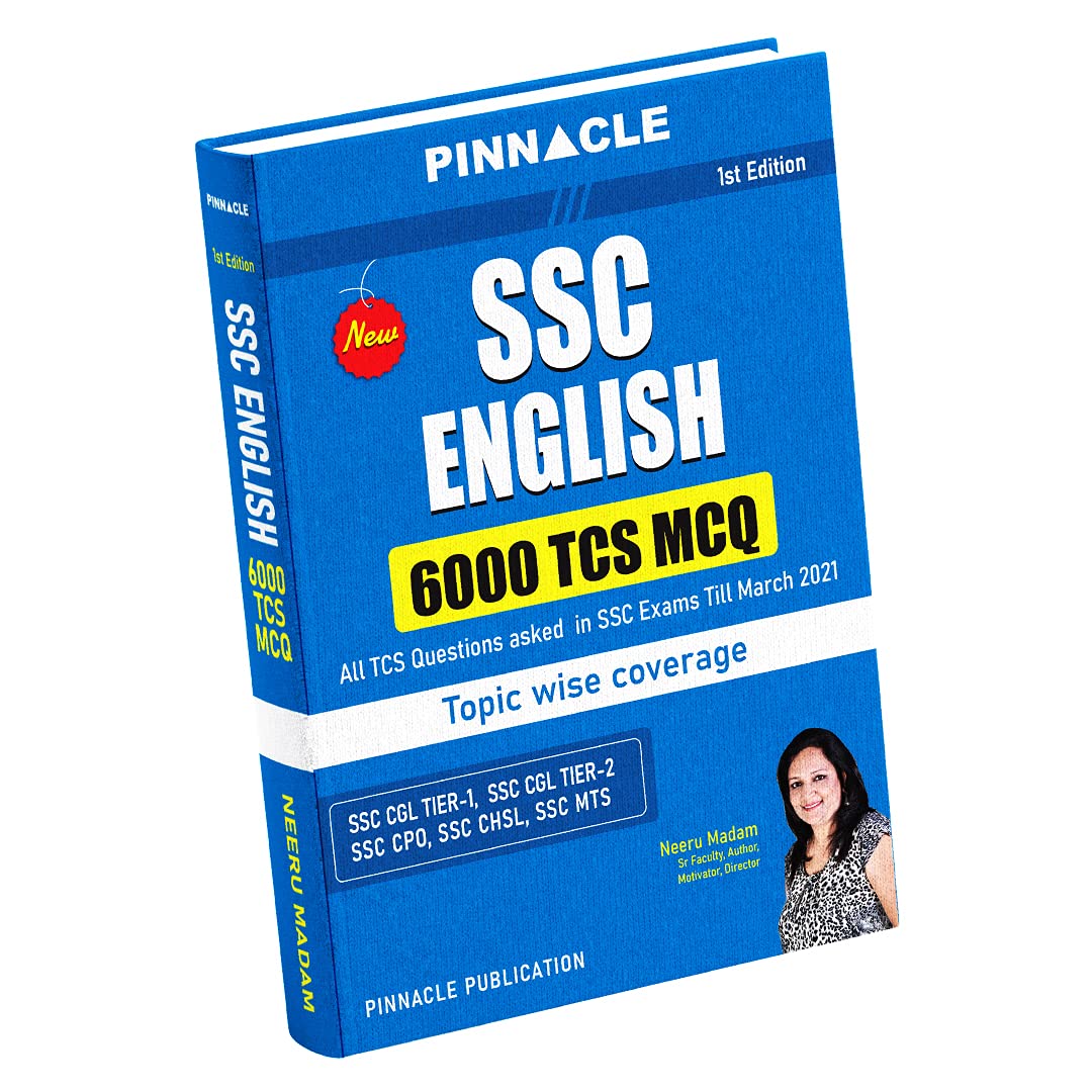 Buy SSC English TCS 6000 MCQ Topic wise book with detailed explanation ...