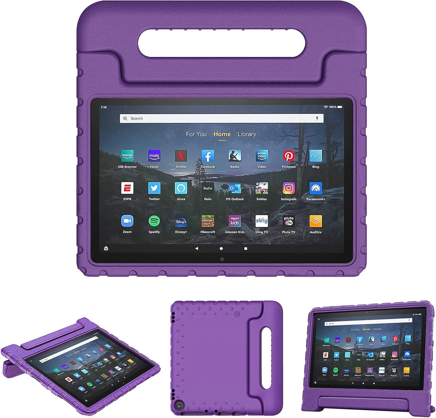 Amazon.com: Thoreta Kids Case for Amazon Fire HD 10 or HD 10 Plus 11th ...