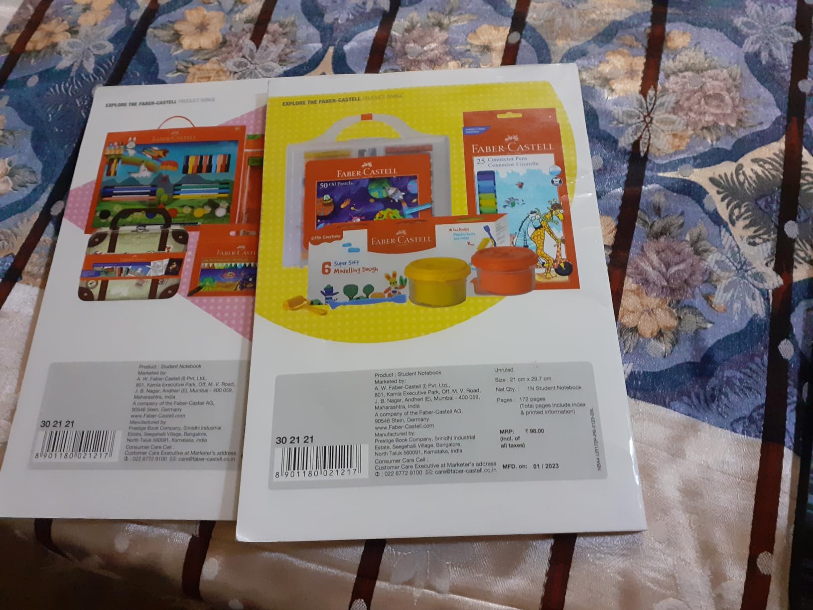 Faber-Castell STUDENT NOTEBOOK A4 172 PAGES UNRULED : Amazon.in: Office ...