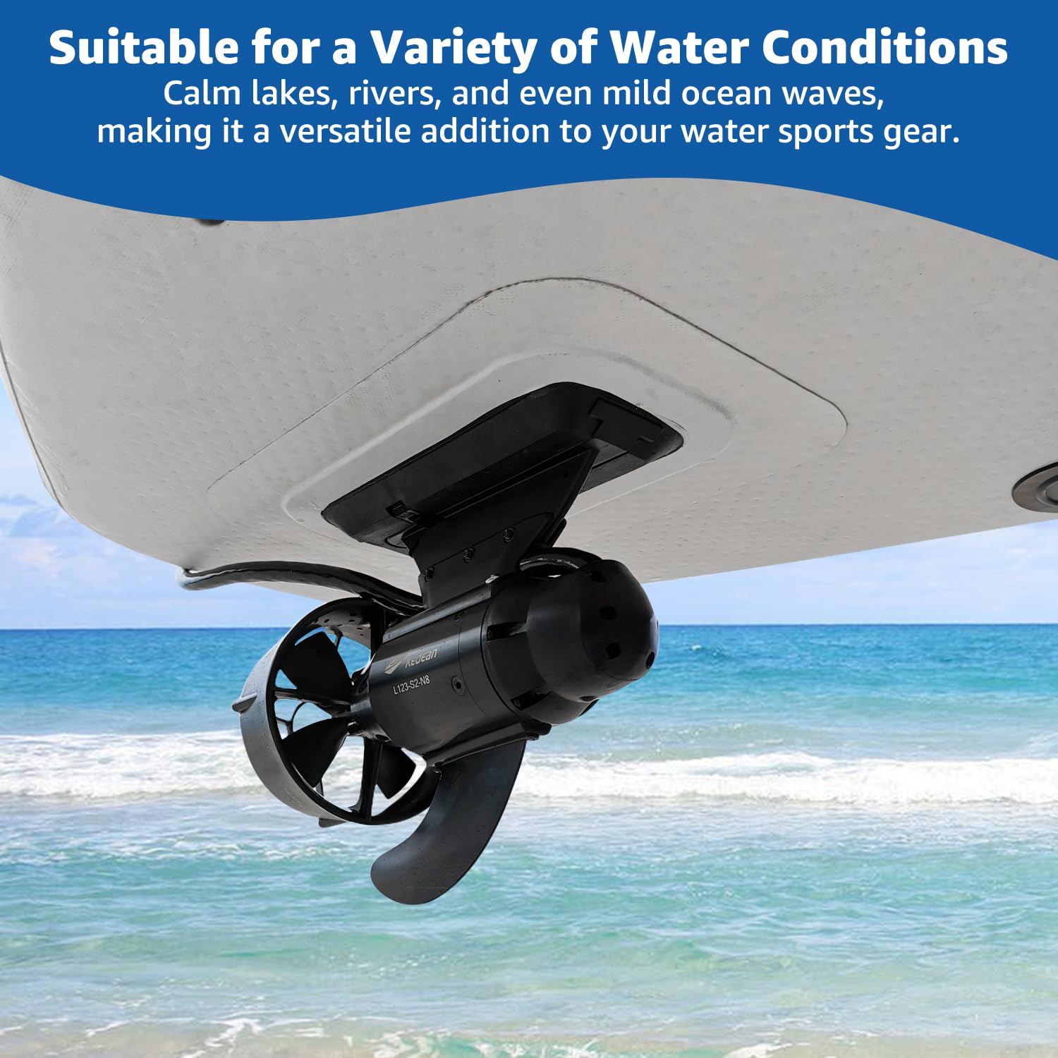 Snapklik.com : Powerful Fishing Kayak SUP Float Tube Belly Boat ...