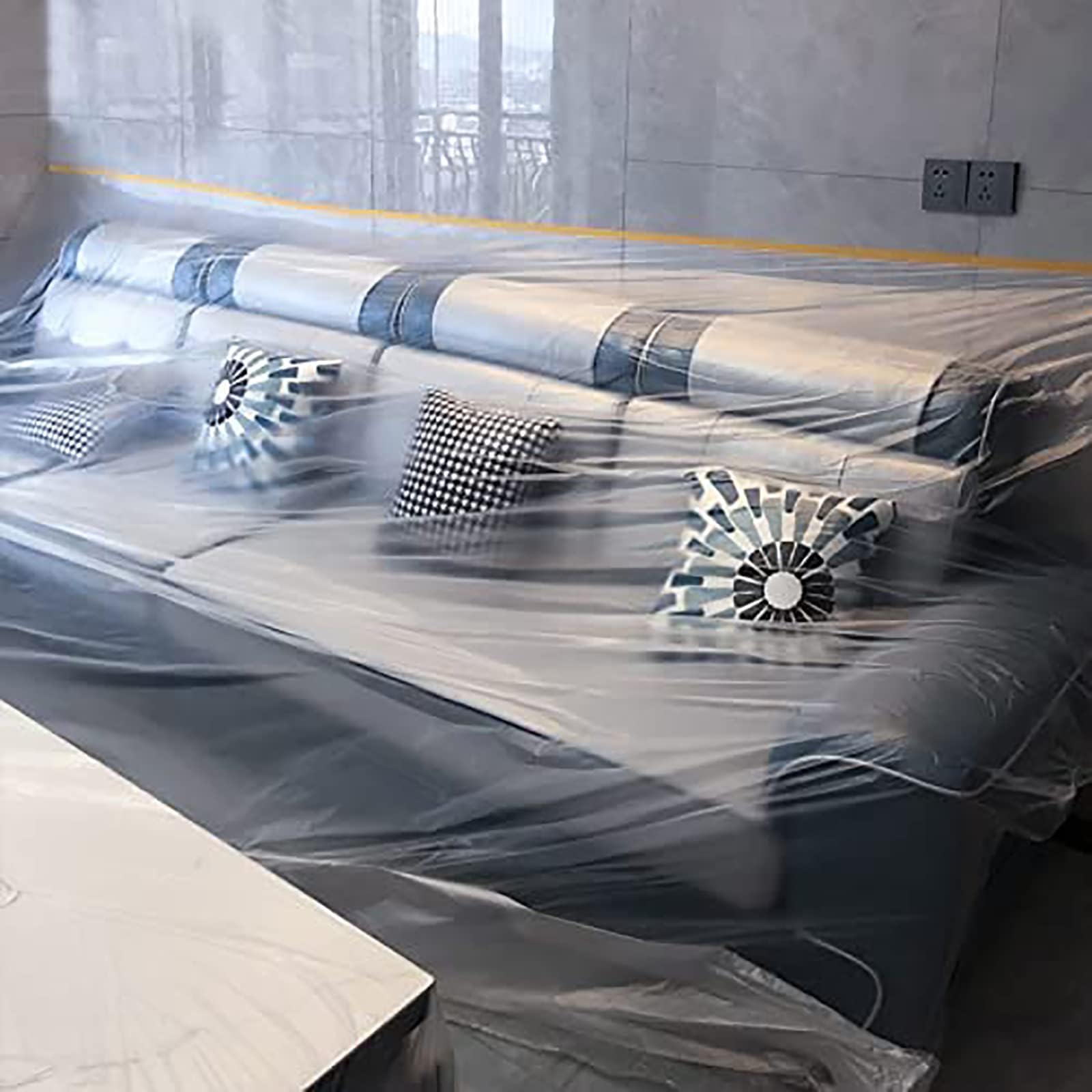 Housse de canapé,Transparente imperméable Protection Contre la ...