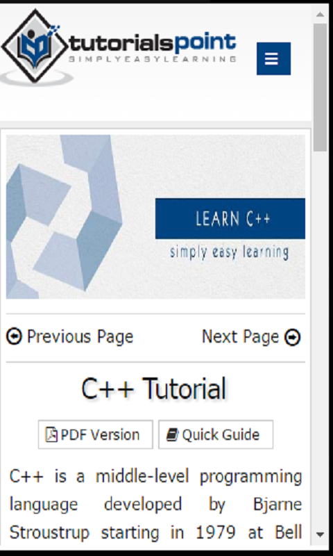 Cpp Tutorials - App on Amazon Appstore