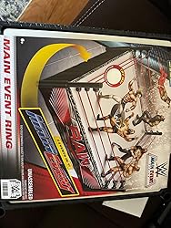 Amazon.com: Mattel WWE Superstar Ring with Labels for Main Event & RAW ...