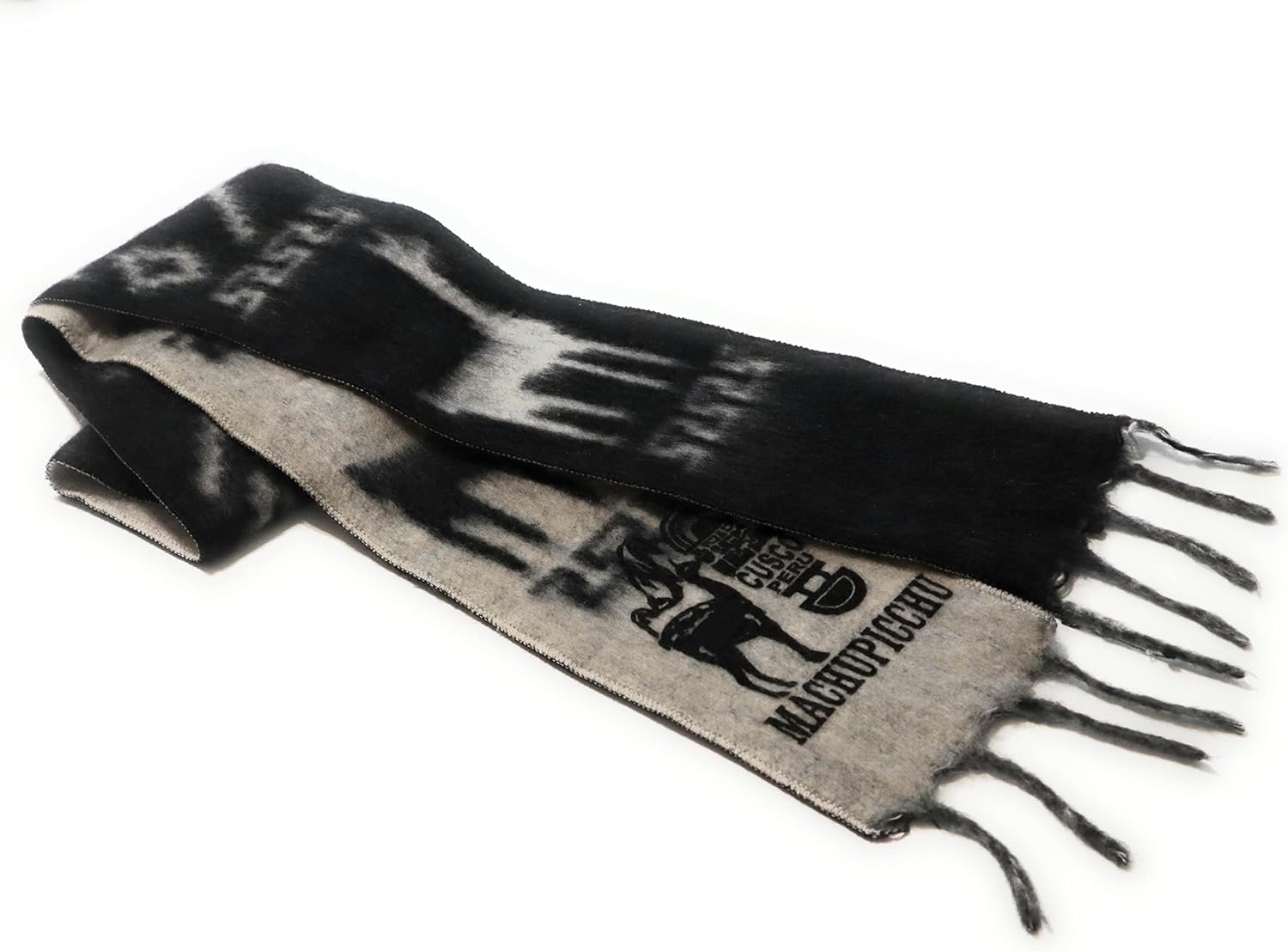 Amazon.com: Alpaca Wool Blend Scarf Authentic Peruvian Natural Fiber ...