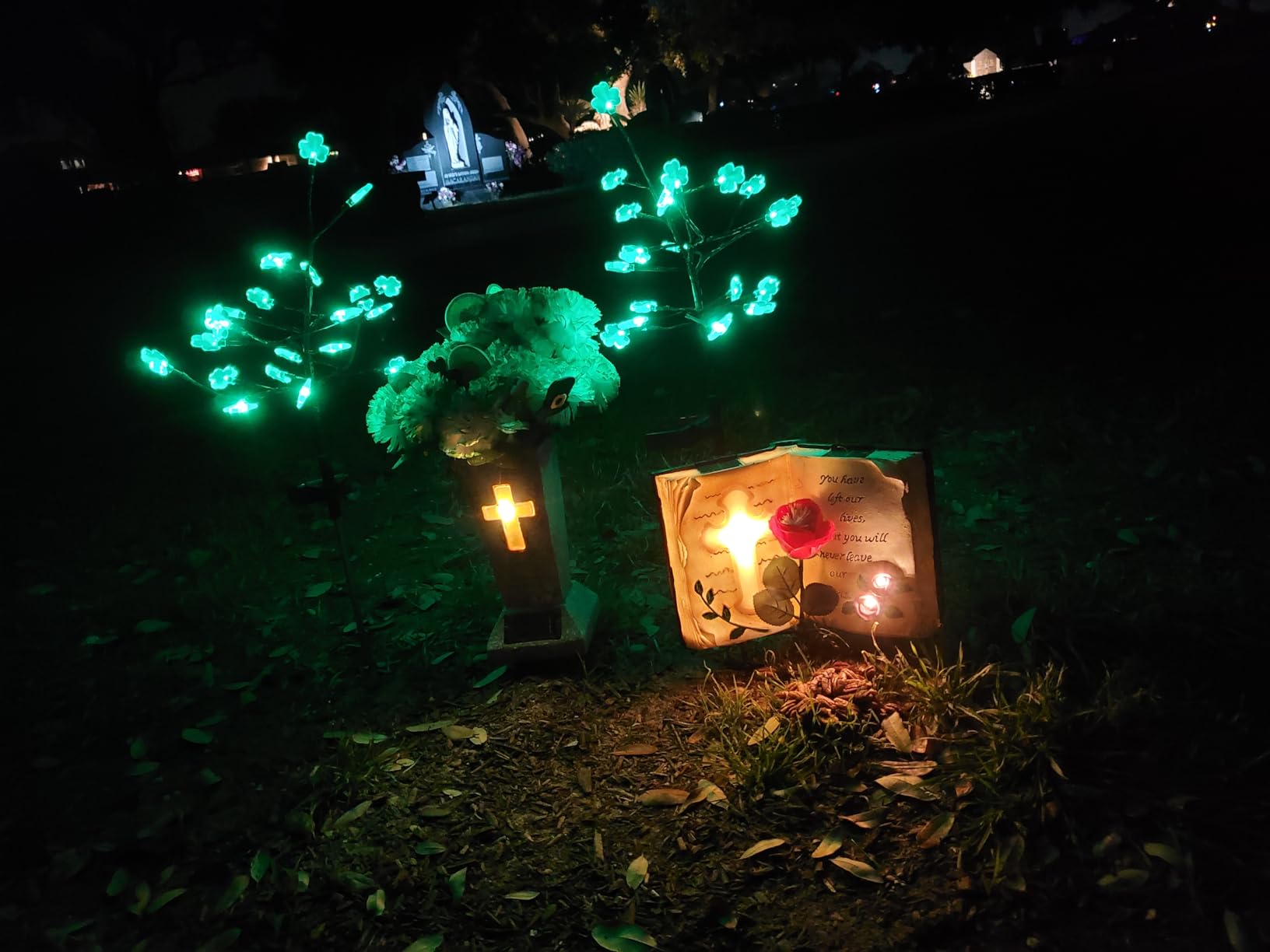 Amazon.com : ReyeeInc Solar Shamrock Lights, Outdoor Waterproof Solar ...