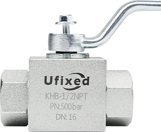 Amazon.com: Ufixed Hydraulic Ball Valve 2 Way 1/2 Inch NPT Female Hydraulic Valve 7250 PSI Shut ...