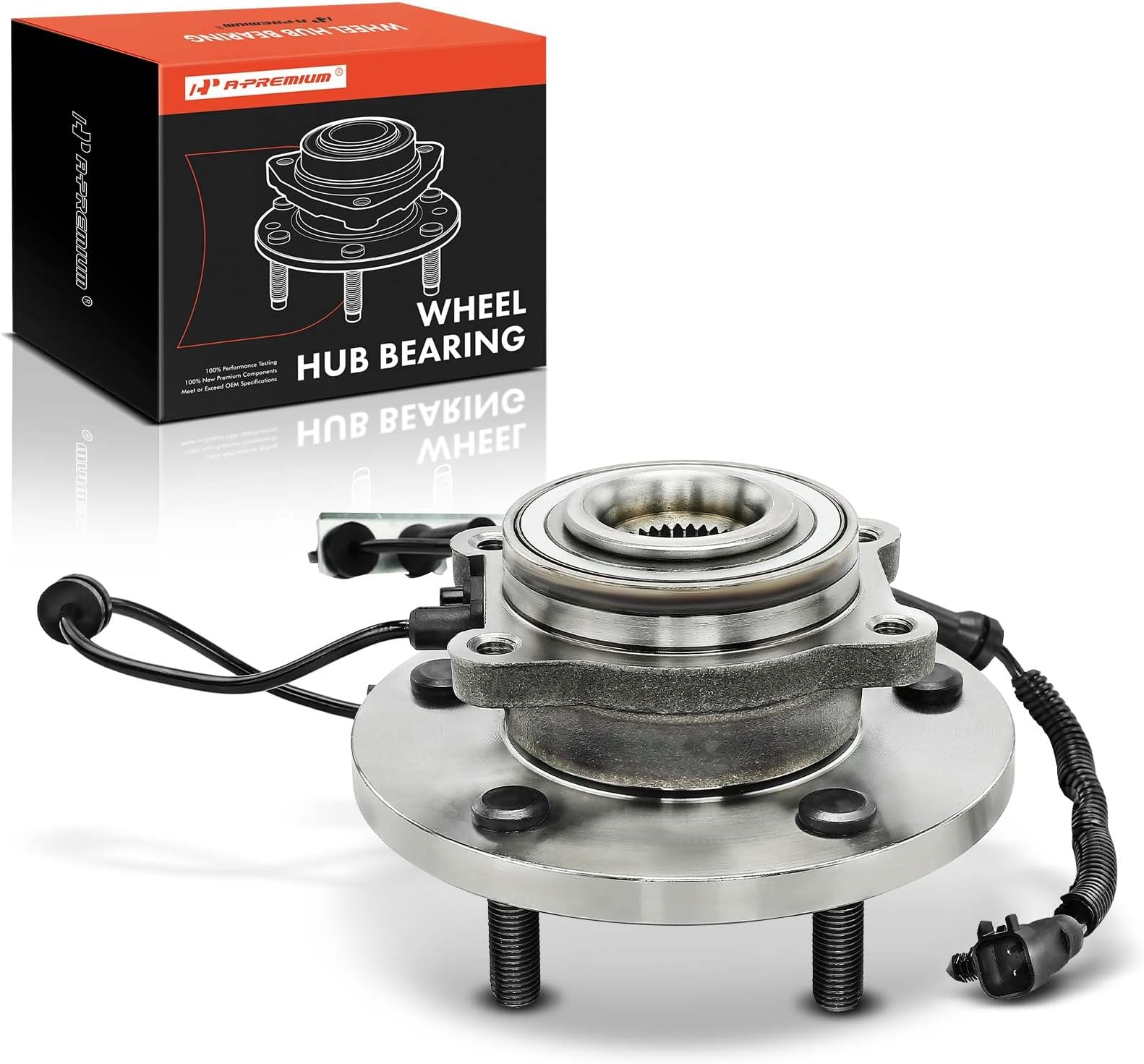 A-Premium Front Wheel Bearing and Hub Assembly with ABS & 5-Lug ...