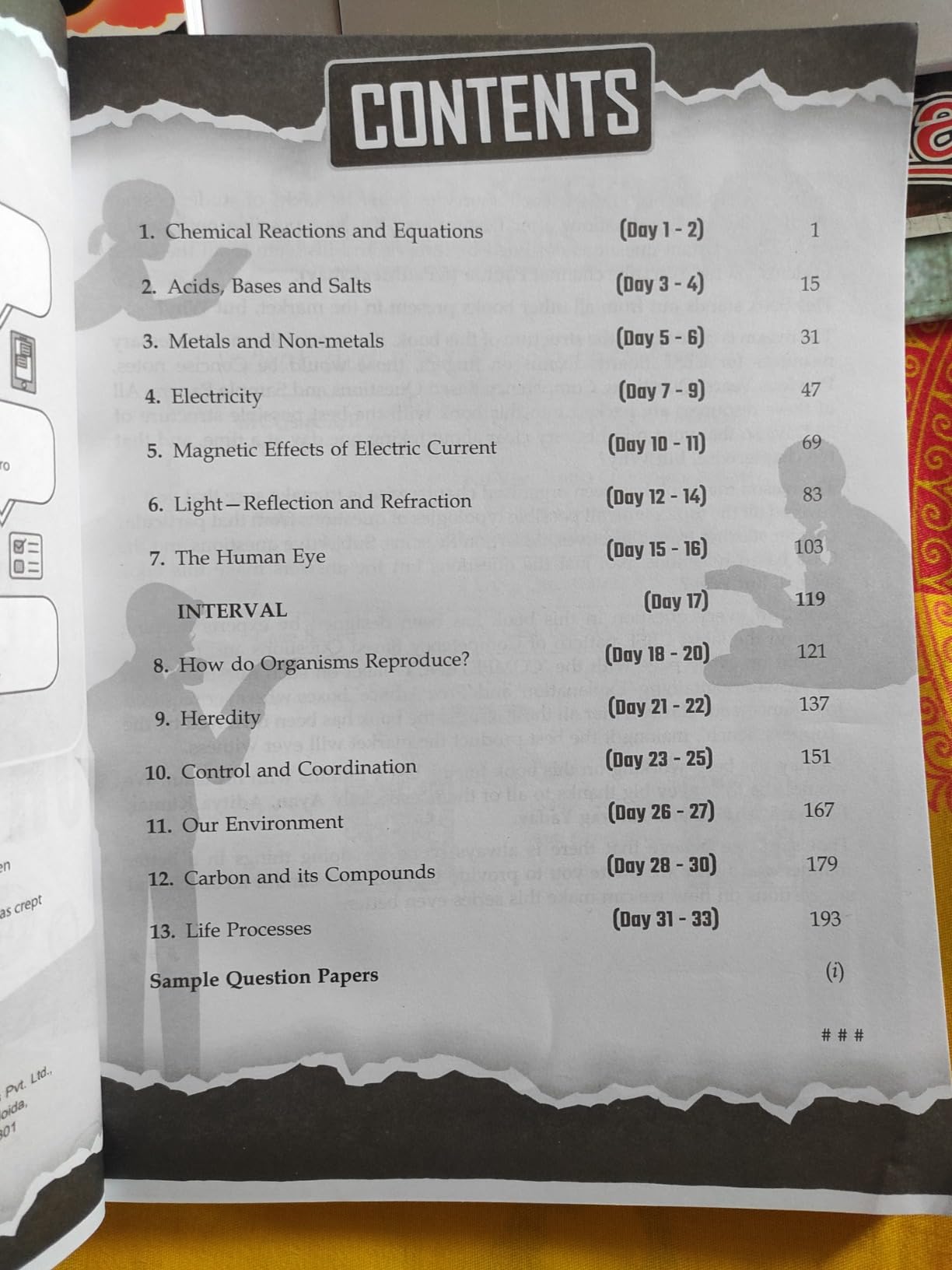 Padhle Akshay 33 Days Challenge CBSE Class 10 Science Book