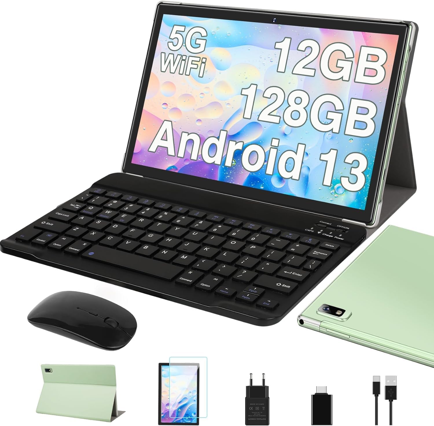 2024 Newest Tablette 10 Pouces avec Android 13 Tablette Octa-Core,5G ...