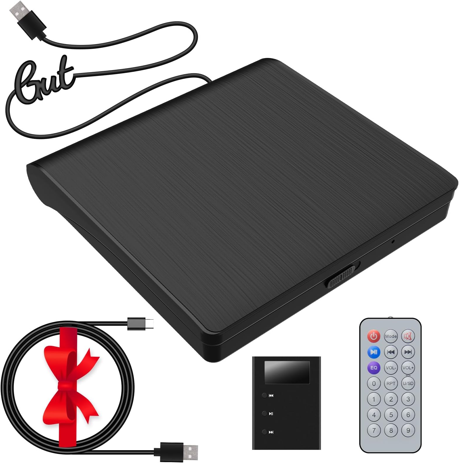 CD Laufwerk Player Extern per USB-Anschluss - Lehwey Universal CD ...