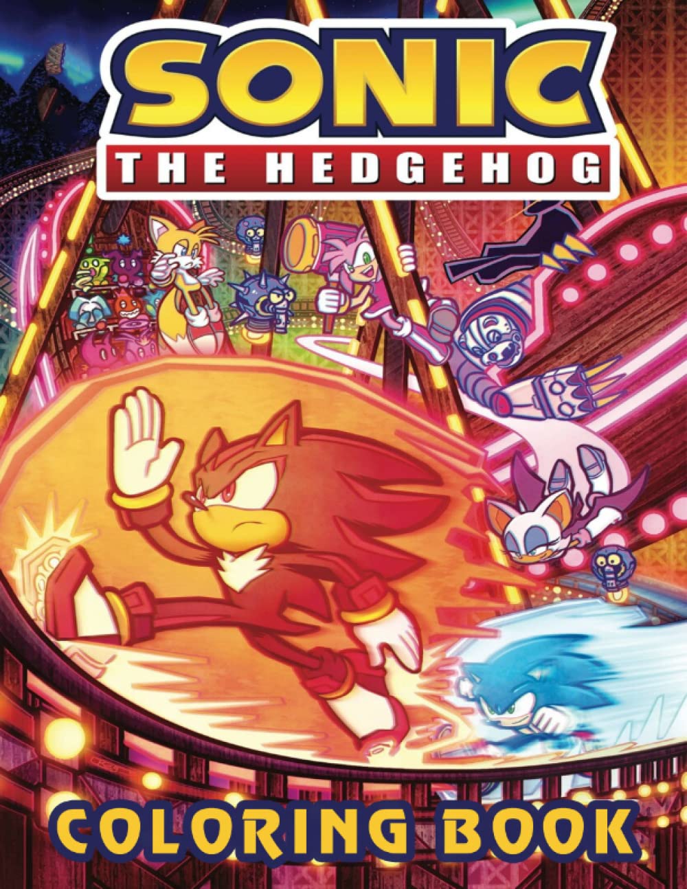 Buy Sónic Coloring Book: Sónic the Hedgehog Drawing and Coloring Book ...