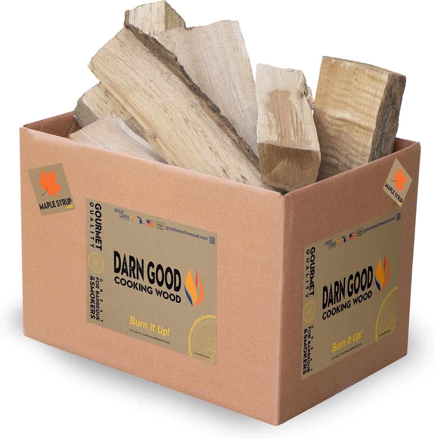 Amazon.com : Great Lakes Cooking Wood USDA Certified Premium Cooking ...