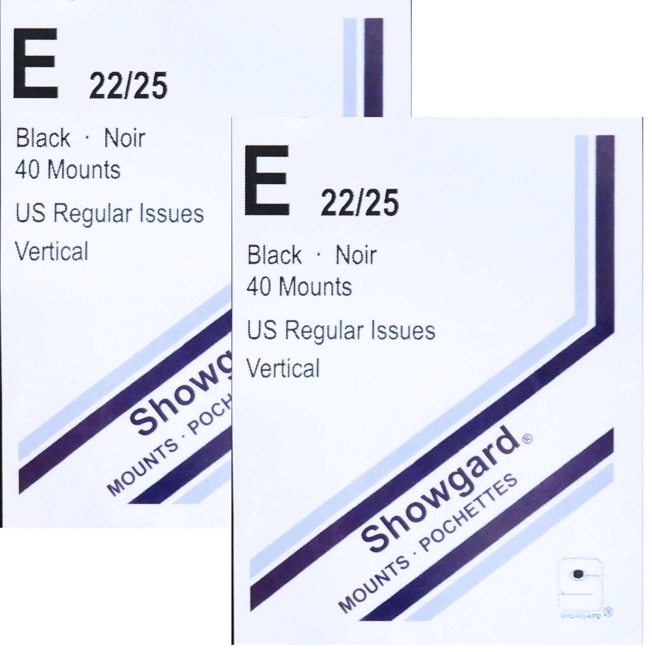 Amazon.com: Showgard Stamp Mounts Black Background Precut Size E 22 x ...