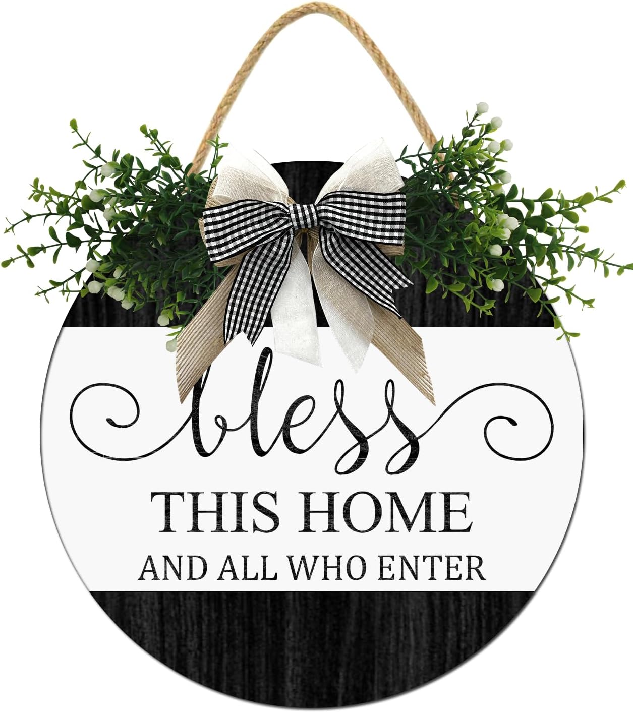 Amazon.com: Uptell Bless This House Christian Signs for Home Decor ...