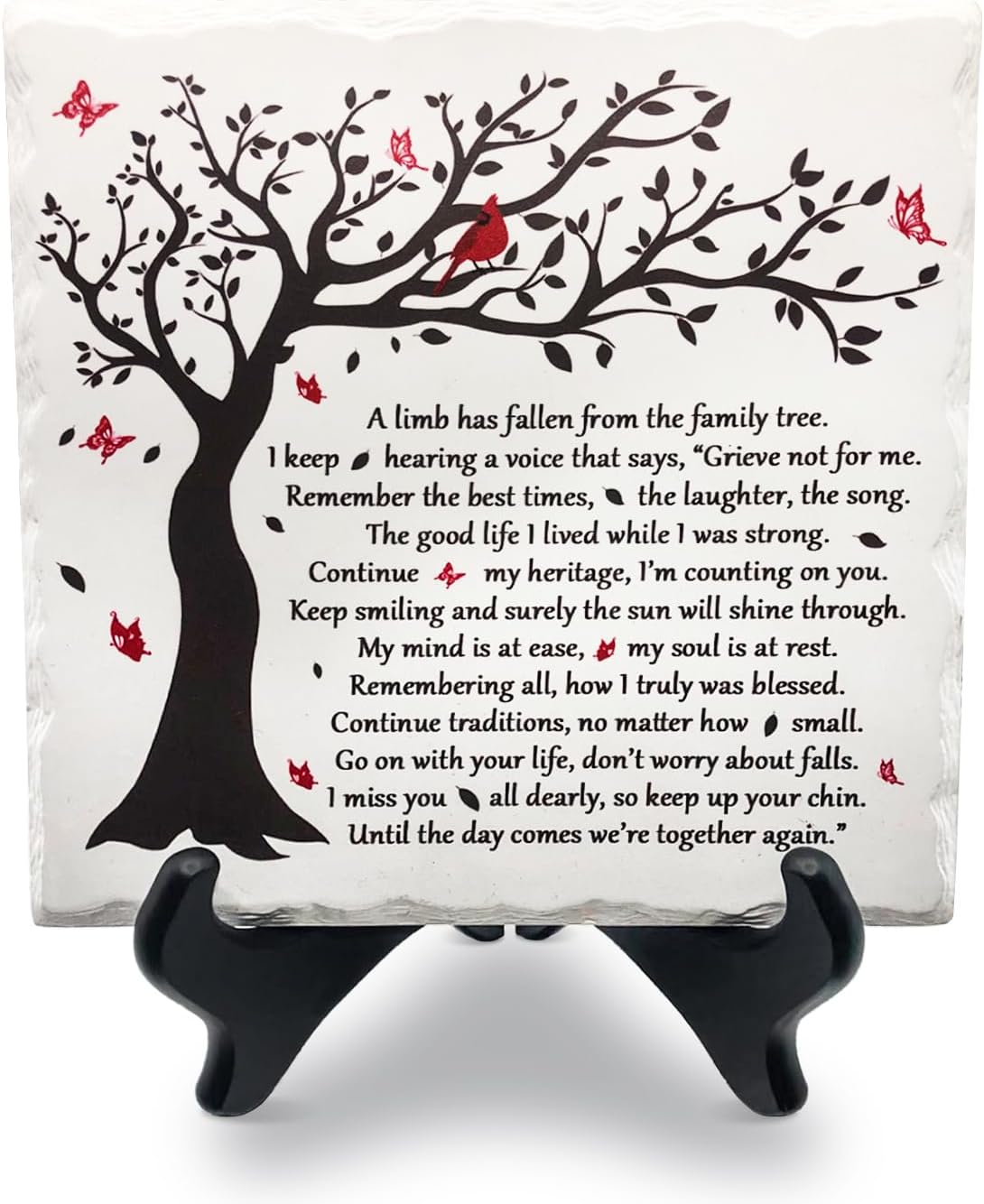Amazon.com: Sympathy Plaque Sympathy Gift Memorials Gifts Table Decor ...