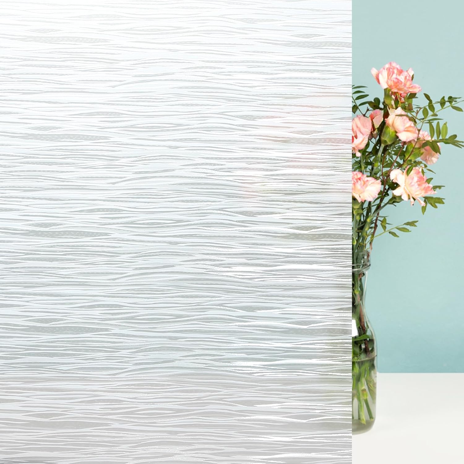 Amazon.com: LUTE Window Privacy Film, Frosted Glass Window Film, Static ...