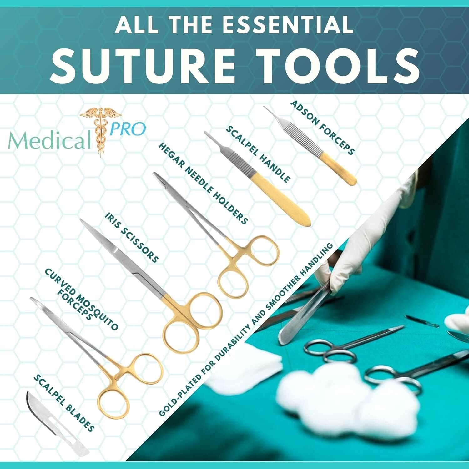 MedicalPRO Suture Practice Kit for Medical Students - The Perfect ...