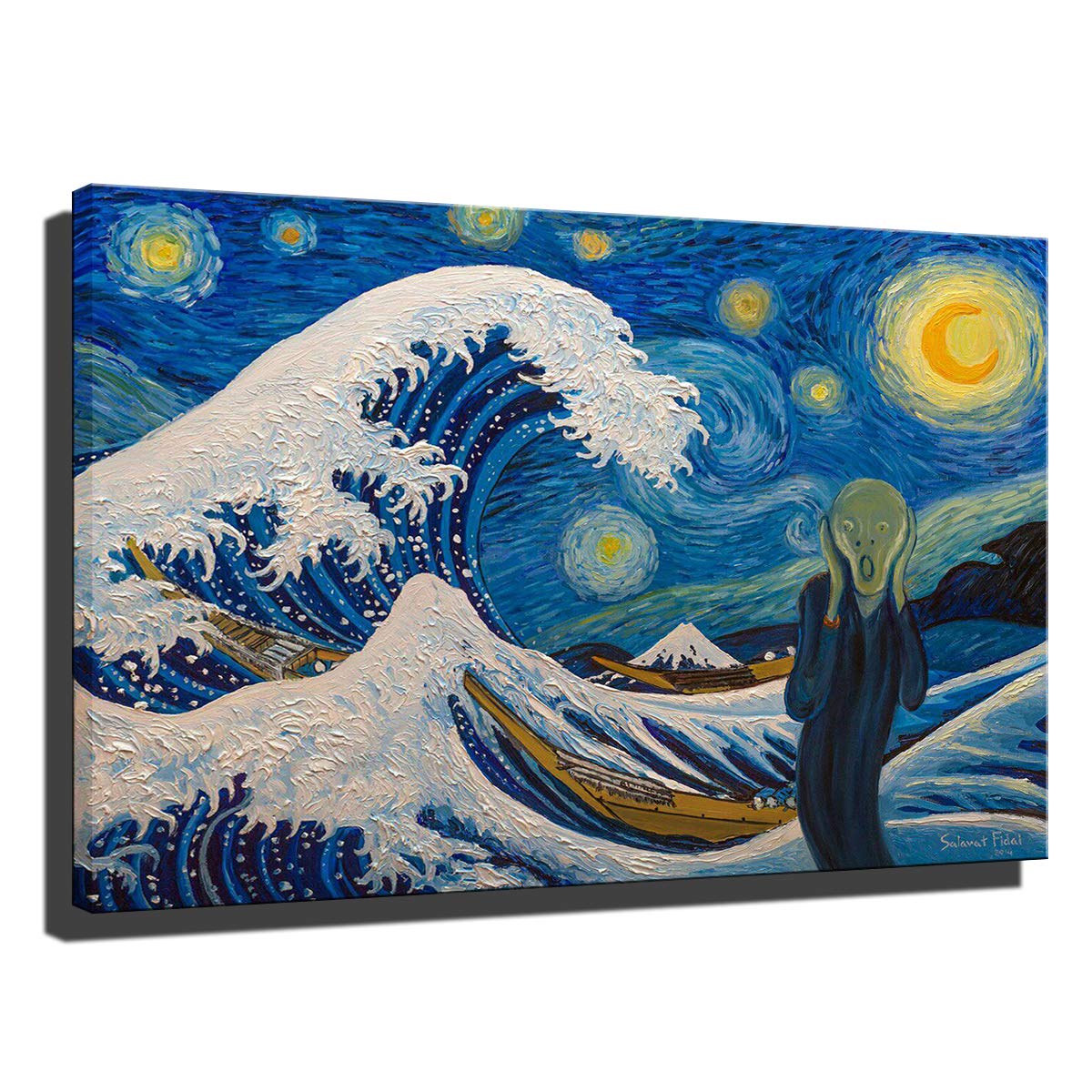 The Great Wave Off Kanagawa Parody