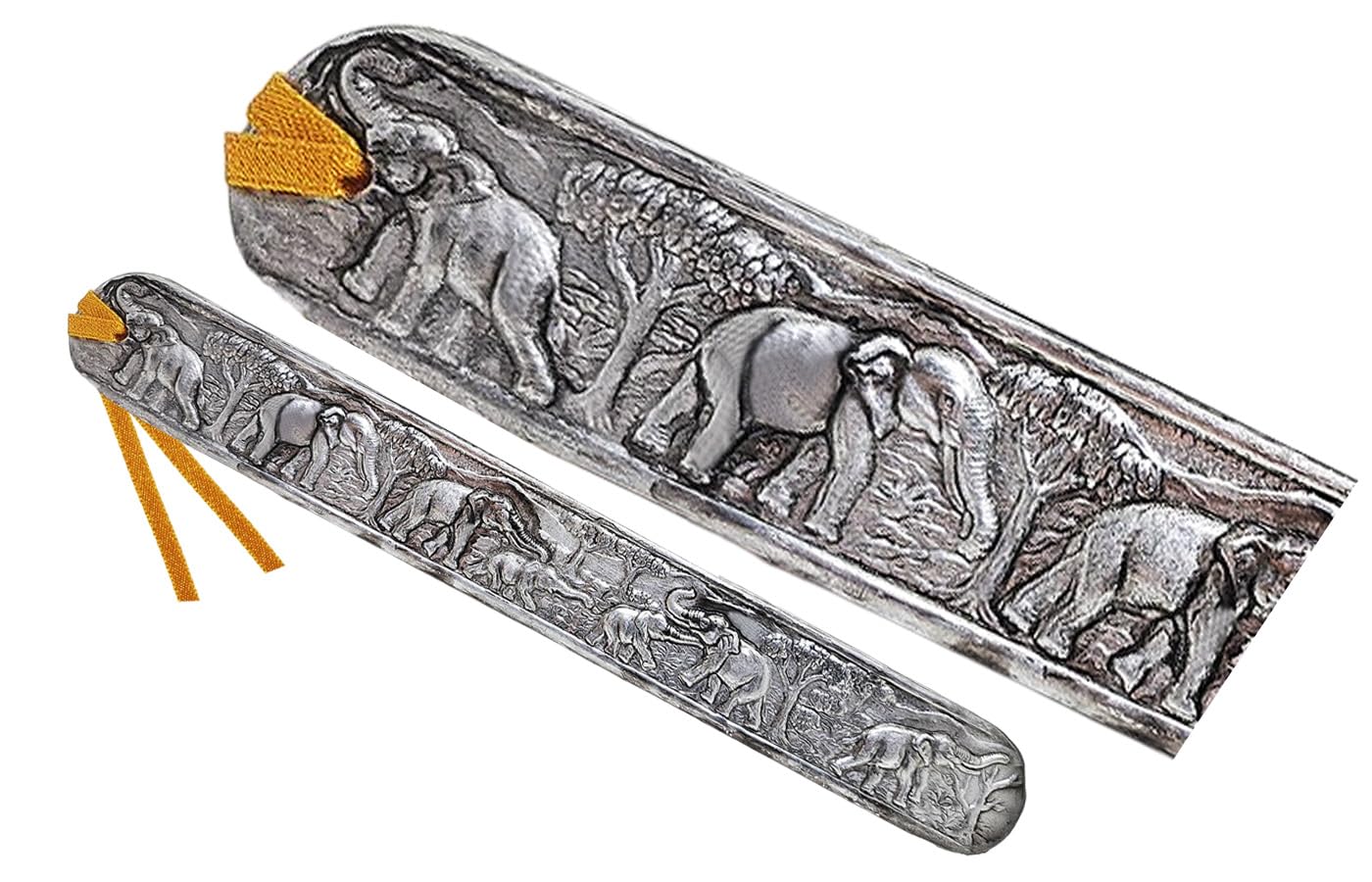 Amazon.com: WitnyStore 8⅛" Long Carved Aluminium Bookmark Horizontal ...