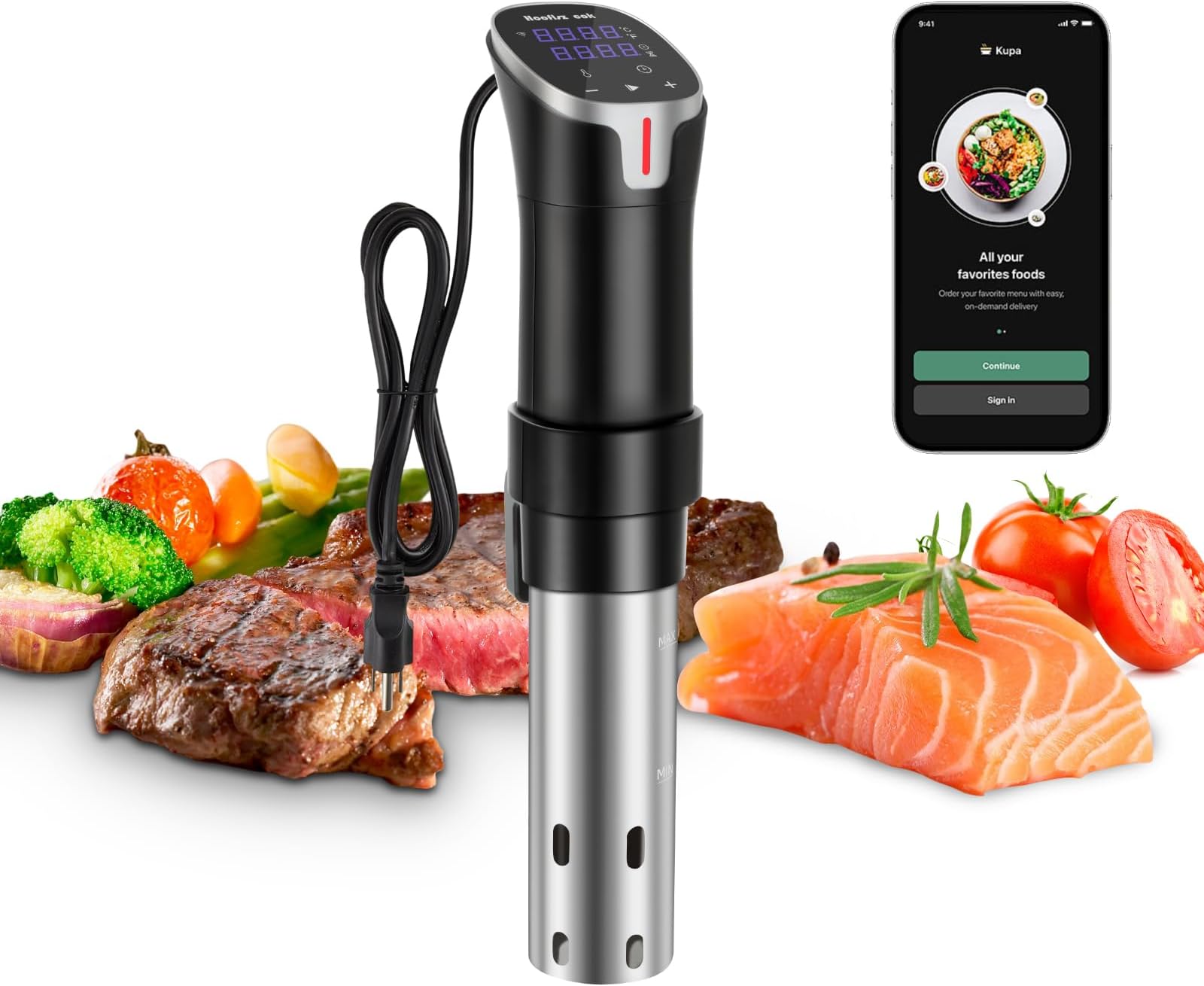 Amazon.com: Hooflszcok Sous Vide Machine Precision Cooker, App ...