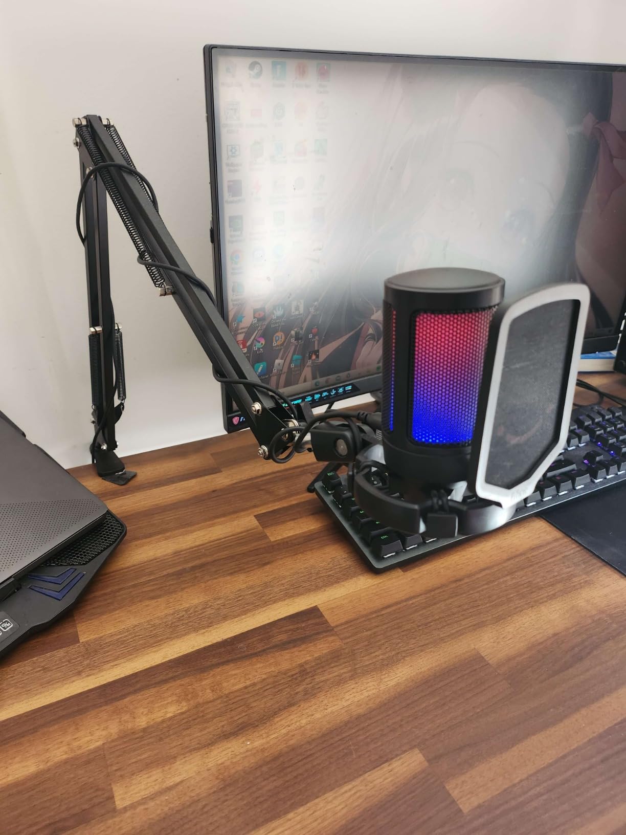 USB PC Microphone Kit, FIFINE Gaming Streaming Podcast Mic Set for ...