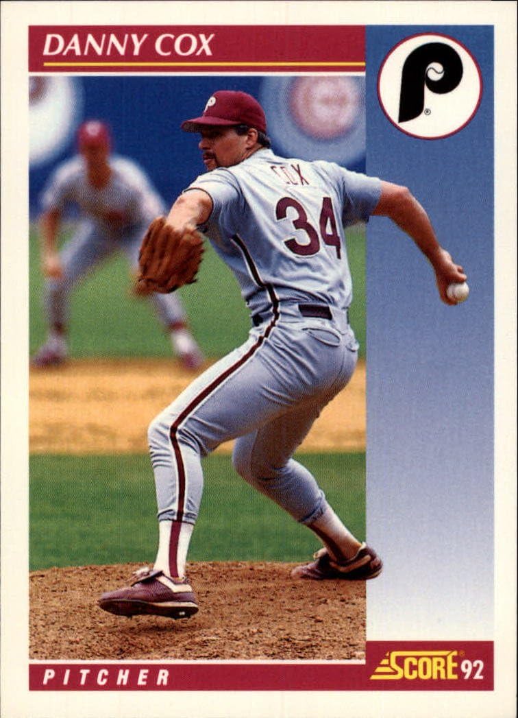 Amazon.com: 1992 Score Baseball Card #568 Danny Cox : Collectibles ...