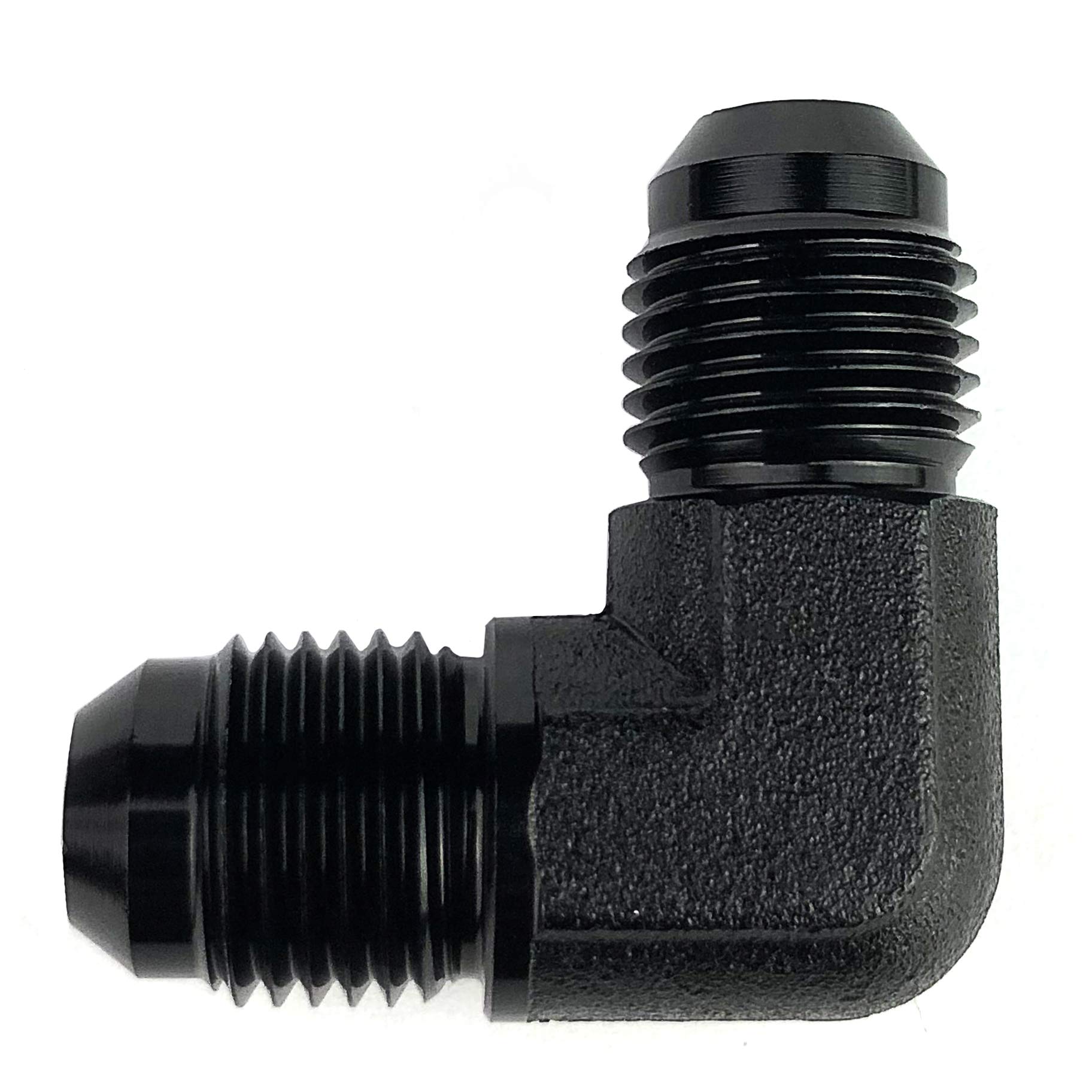 Snapklik.com : 10AN To 10AN Male Flare Coupler Union 90 Degree Fuel ...