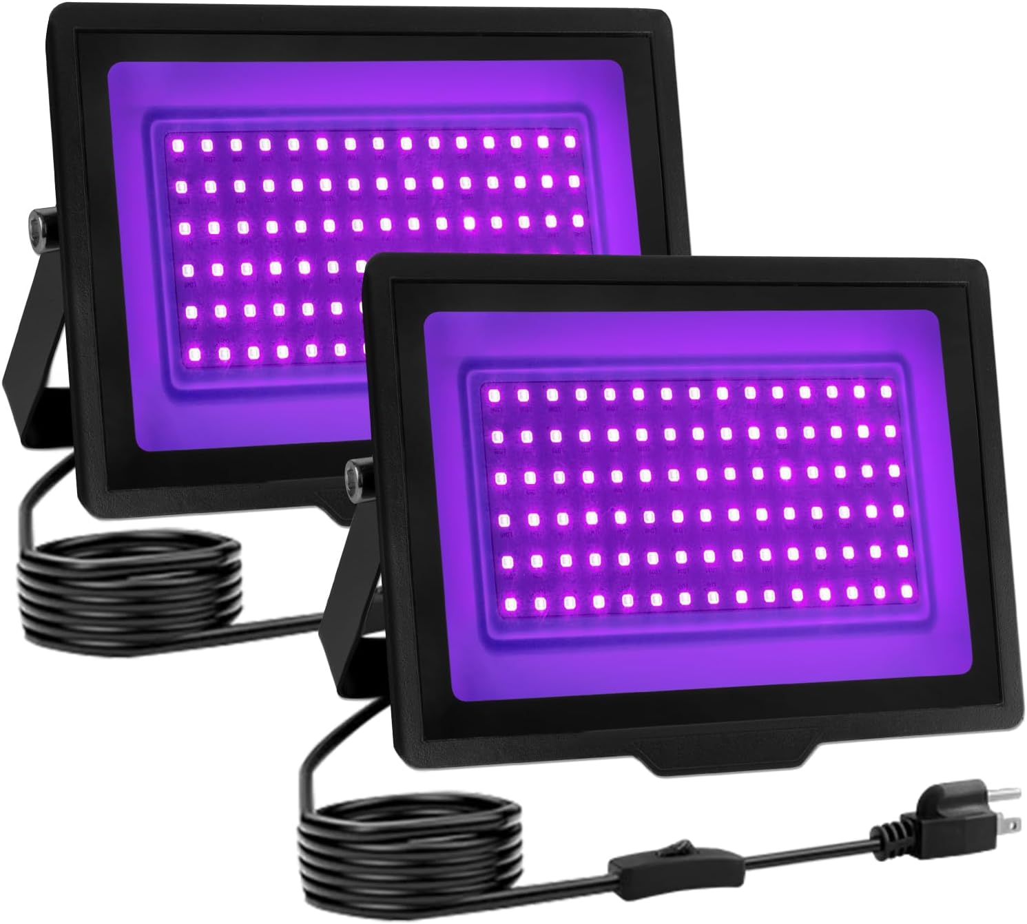 T-SUN 40W LED Black Light Bar, Blacklight Bars with Plug and Switch ...