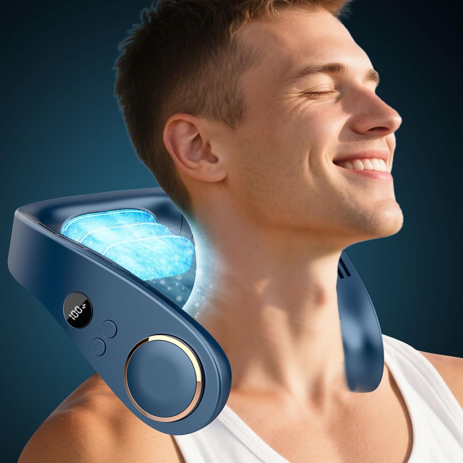 Neck Fan with Cooling Plate,Portable Air Conditioner Fan with AC ...