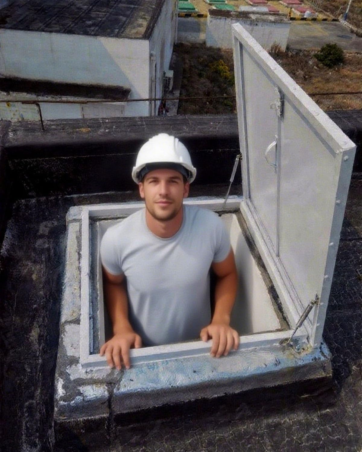 Roof Hatch Attic Hatch Cover Weatherproof Roof Hatch Chile | Ubuy