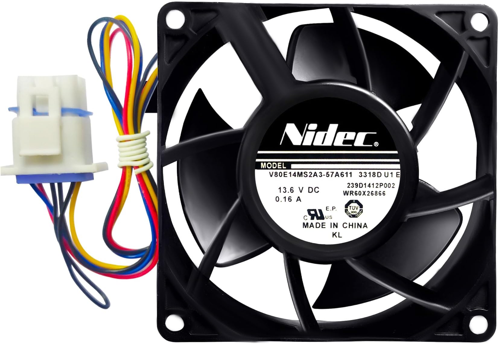Amazon.com: GE WR60X25858 Refrigerator Freezer Evaporator Fan Motor ...