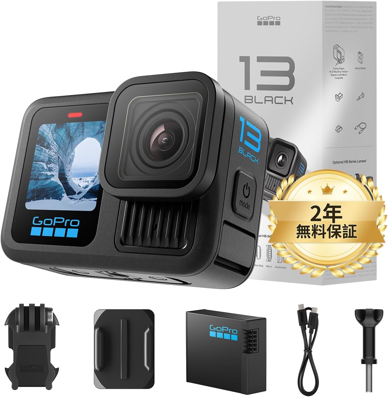 Amazon.co.jp: GoPro HERO13 Black Go Pro Action Camera HyperSmooth 6.0 ...